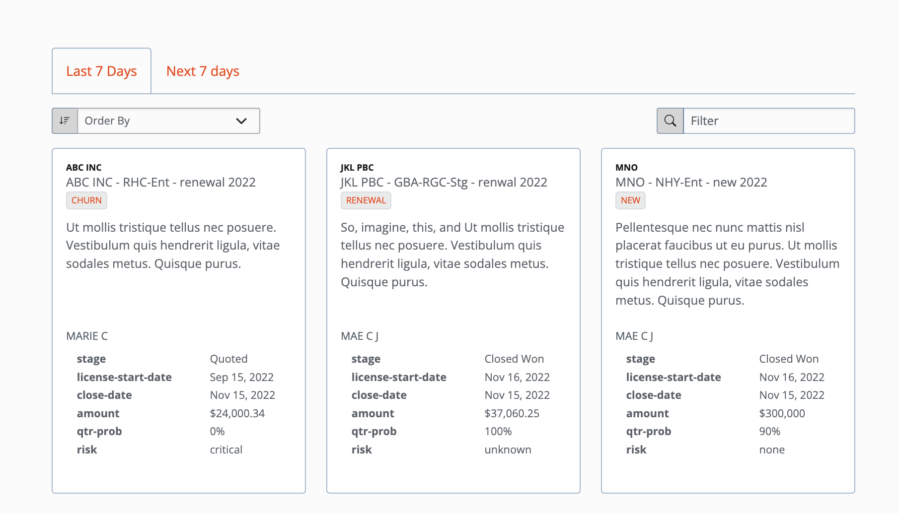 Lovelace Weekly Ops Report